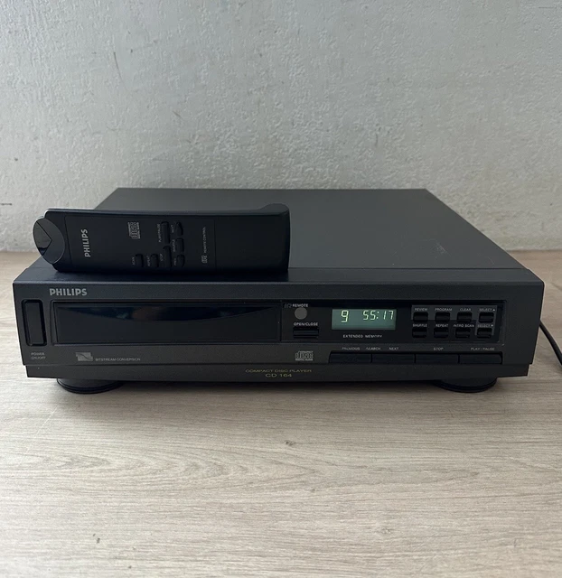 VINTAGE PHILIPS CD 164 Compact Disc Player/CD Player with Remote £61.55 ...