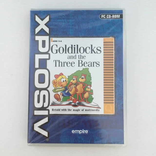 GOLDILOCKS AND THE Three Bears (PC CDRom) interactive storybook ...