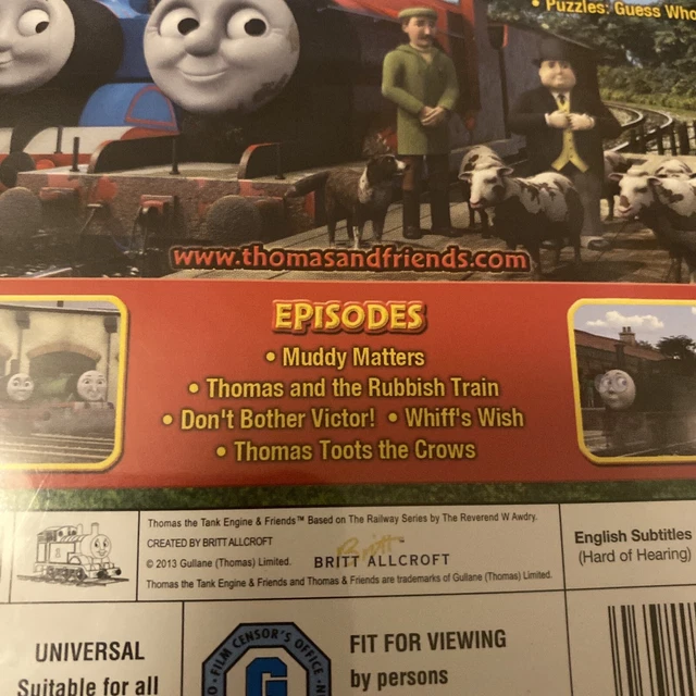 THOMAS & FRIENDS: Muddy Matters DVD Michael Angelis (2013) £1.52 ...