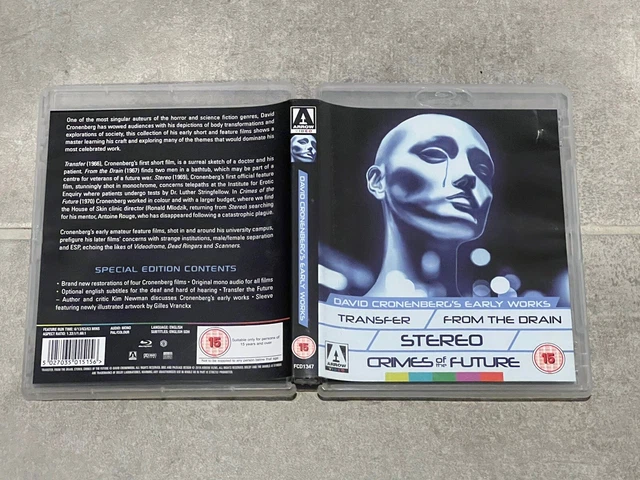 DAVID CRONENBERG’S EARLY Works Blu-Ray Arrow Video Rare OOP Good ...
