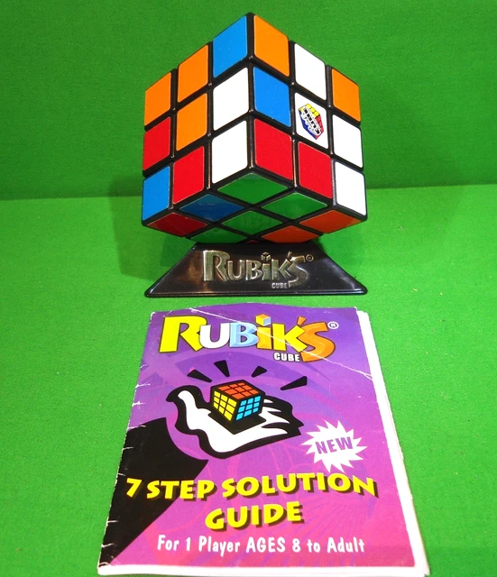 OFFICIAL GENUINE STANDARD Rubiks Cube 3x3x3 Square Mind Puzzle Stand & Solution £4.99 - PicClick UK