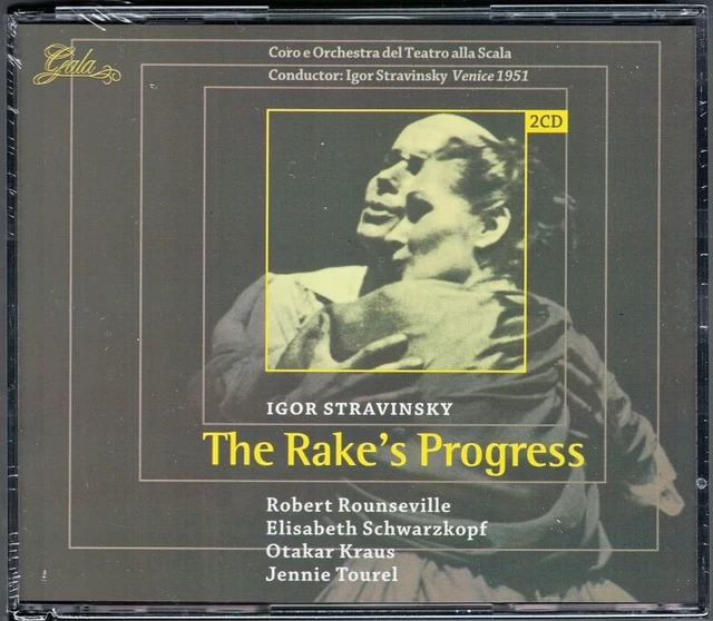 STRAVINSKY: THE RAKE'S PROGRESS Elisabeth Schwarzkopf Otakar Kraus ...