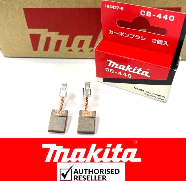 GENUINE MAKITA CB440 Carbon Brushes For Impact Driver BHP451 BTD140 ...