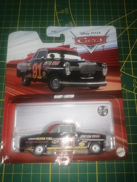DISNEY PIXAR VOITURE Cars Randy Lawson Vehicle Mattel Die Cast Metal ...