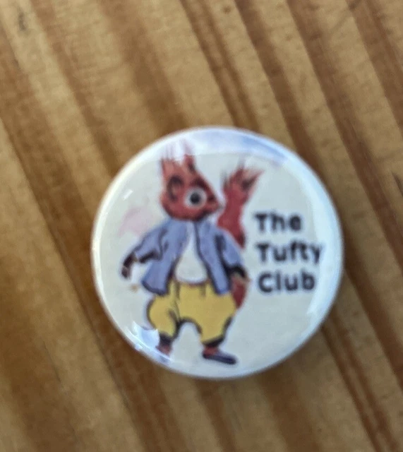 THE TUFTY CLUB - Button Badge - 25mm £4.61 - PicClick UK