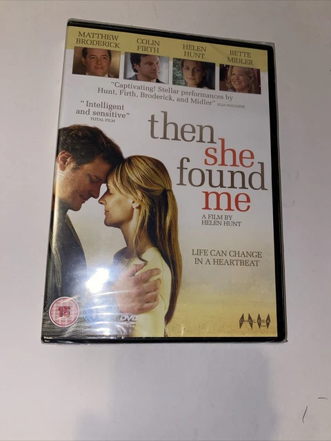 THEN SHE FOUND Me Dvd Colin Firth, Helen Hunt, Bette Midler & Matthew ...
