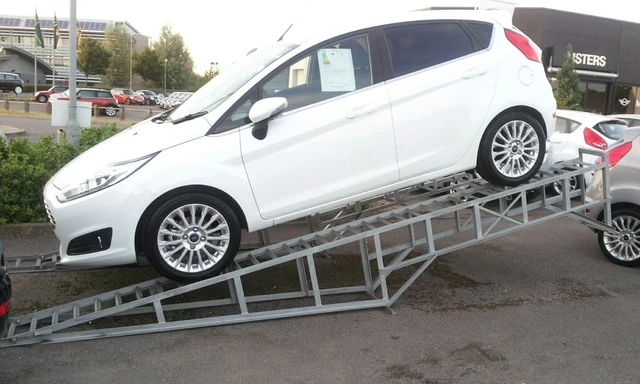 CHEAP (COPY READ Ad) Car Display Ramp Restoration 4 Poster Scissor Lift ...