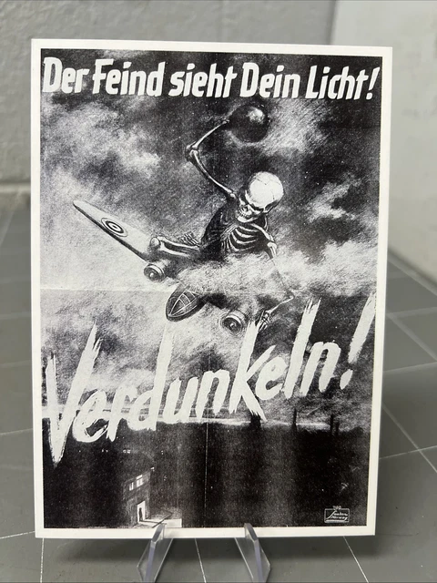 VINTAGE WW2 REPRODUCTION Postcard Adolf Hitler Nazi Germany War $4.99 ...