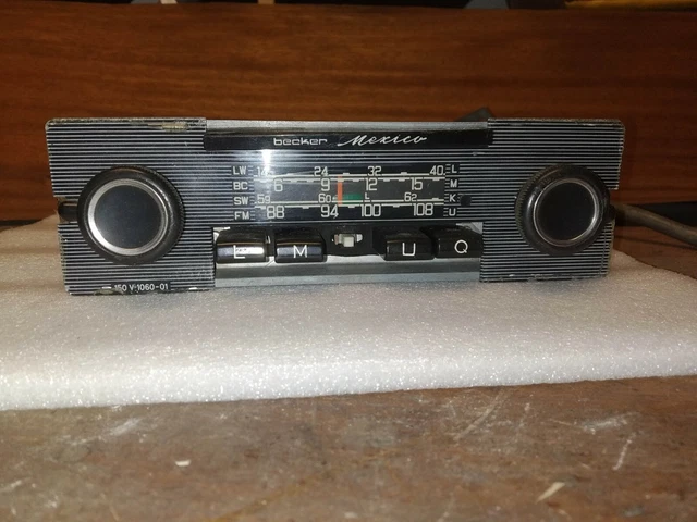 AUTORADIO OLDTIMER BECKER Mexico Sendersuchlauf Nadelstreifen EUR 200,00 - PicClick DE