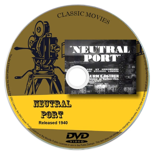 NEUTRAL PORT 1940 Classic DVD Film - Drama EUR 4,01 - PicClick FR