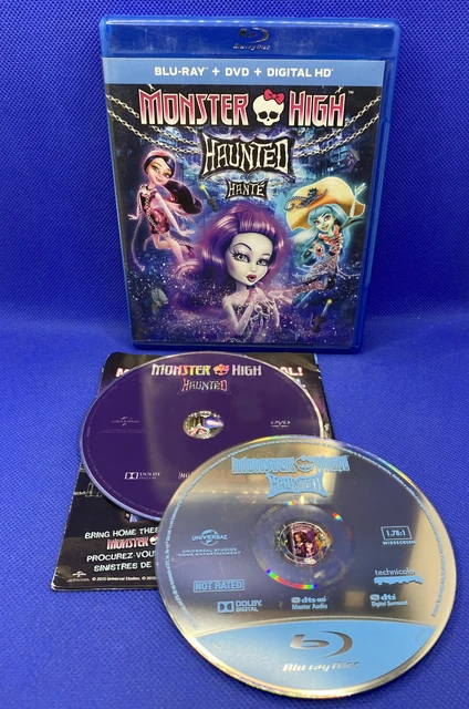MONSTER HIGH: HAUNTED (Blu-ray + DVD, Bilingual) 2-Disc Tested! $6.50 ...