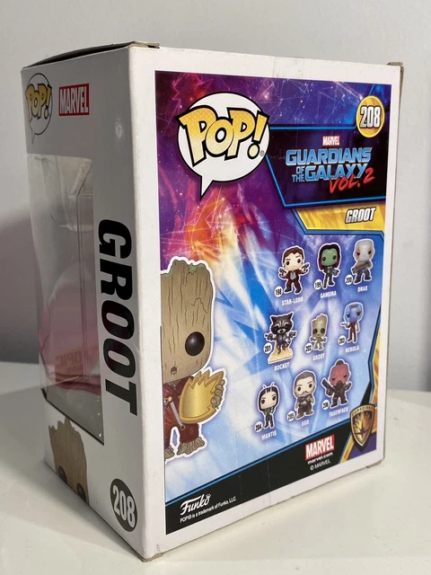 GROOT SHIELD GUARDIANS Of The Galaxy Vol 2 exclusive 208 Pop Vinyl ...