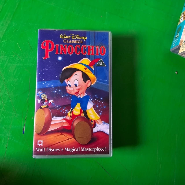 WALT DISNEY CLASSICS - Pinocchio - VHS Video - 1995 - U £5.99 - PicClick UK