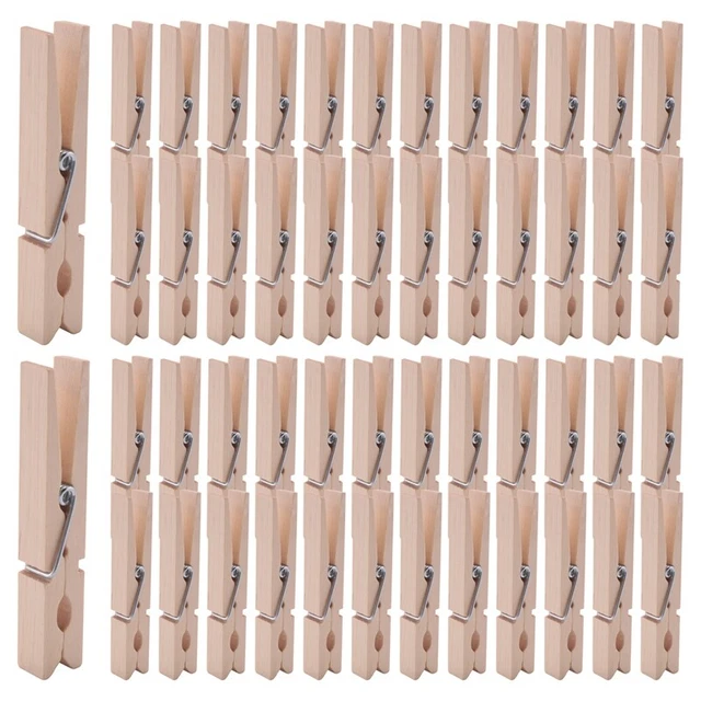 MOLLETTE DA BUCATO Heavy Duty Outdoor con Molla, Mollette nel Legno per ...