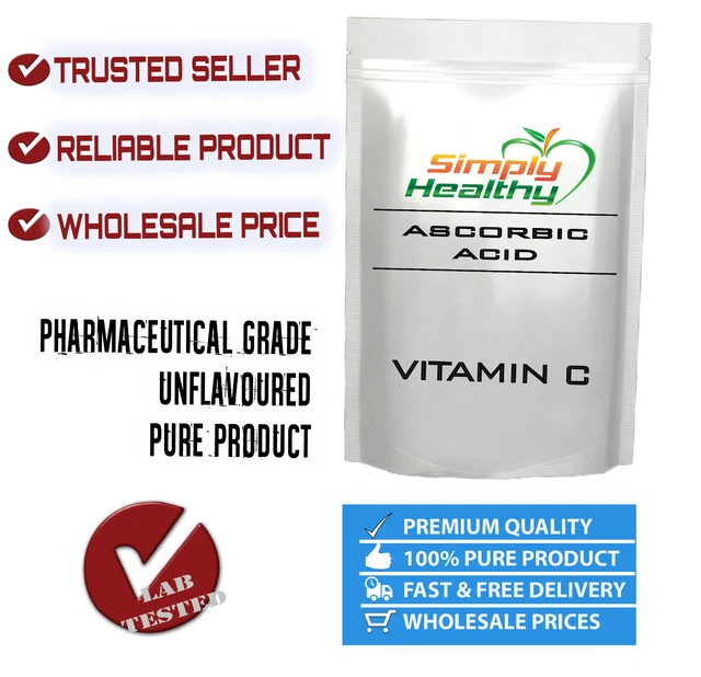 ASCORBIC ACID 500G Pure Vitamin C Pharmaceutical Grade EUR 20,73 ...