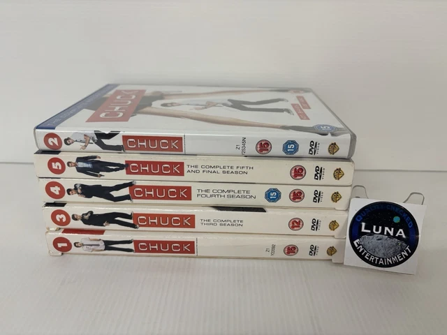 CHUCK COMPLETE SERIES DVD Bundle Seasons 1-5 [15] £18.99 - PicClick UK