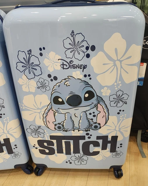 DISNEY STITCH TROPICAL Suitcase 4 Wheel Hardshell Cabin Hand Luggage or ...