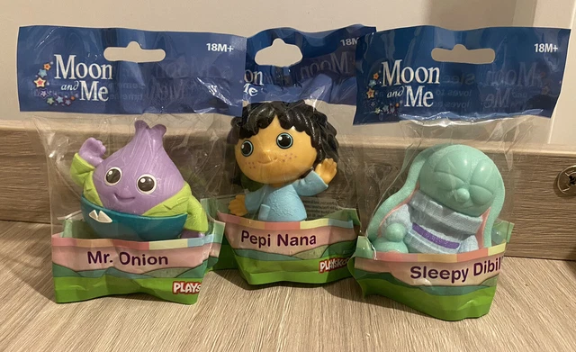CBEEBIES MOON AND Me Plastic Figures Collectible Pepi Nana Mr Onion ...