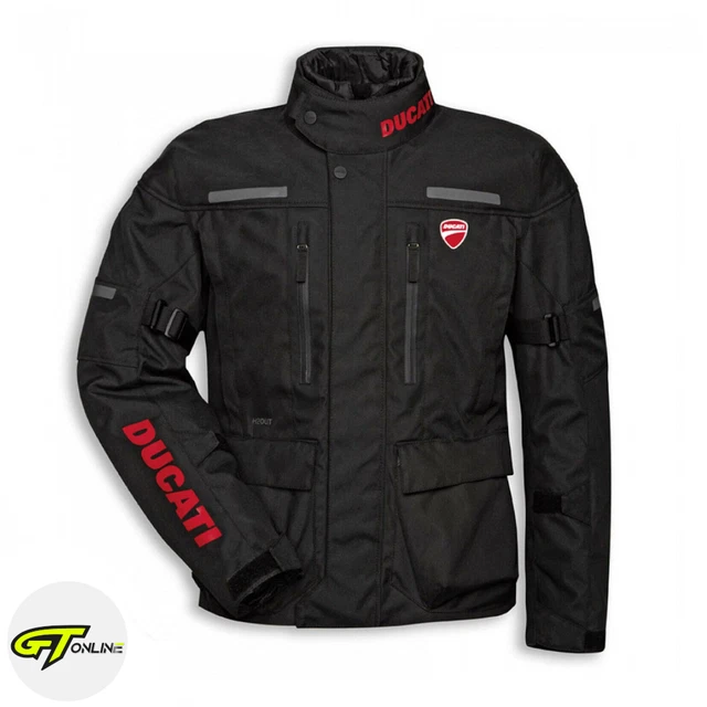 DUCATI TOUR C4 Textile Motorcycle Bike Jacket Black / Red 98107364 ...