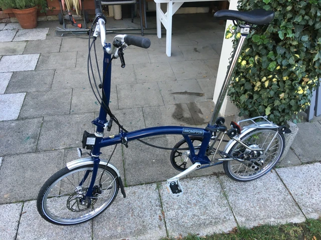 BROMPTON H-TYPE, 14-SPEED-ROHLOFF, Gates carbon belt drive, Spyre disc ...