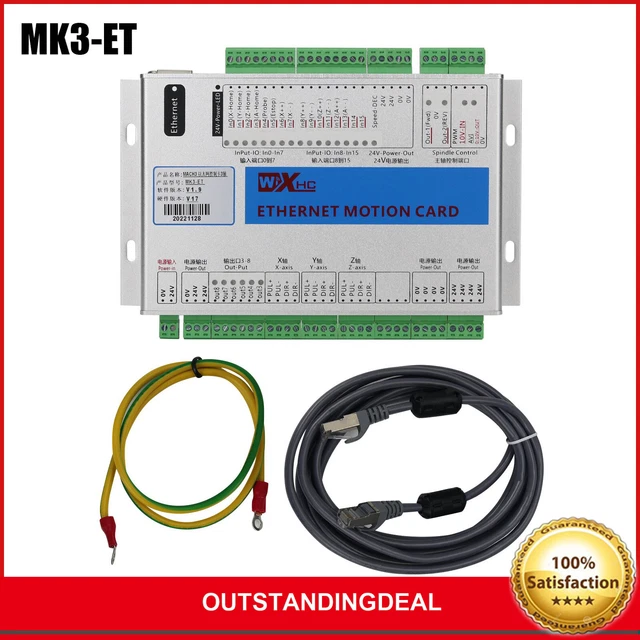 MK3-ET 3 AXIS Mach3 CNC Controller Board Ethernet Motion Card Ethernet Port os12 EUR 164,74 ...