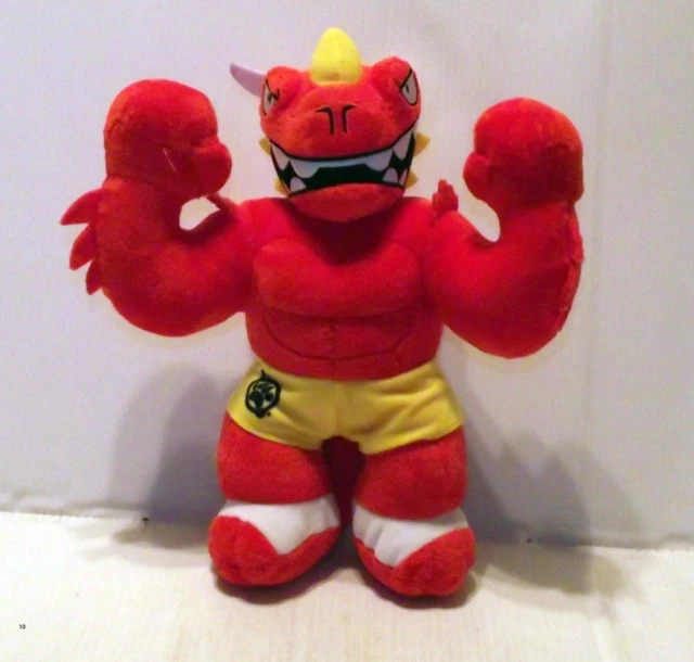 10& HEROES OF Goo Jit Zu Red Blazagon Soft Toy Plush £4.99 - PicClick UK