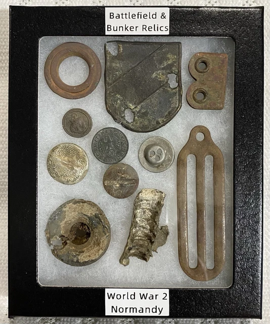 WW2 RELICS,ANCHOR BUTTON,GERMAN Shield,Shrapnel,Parachute Fitting,MK1 ...