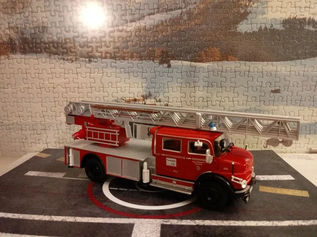 MERCEDES-BENZ L1113 1/43 Fire Truck Fire Truck IXO Altaya Salvat Planet ...