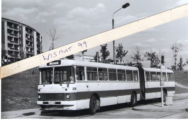 BUS-FOTO DDR OLDTIMER VEB Kraftverkehr Personennahverkehr Ikarus 180 ...