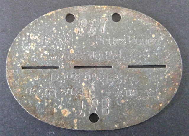 WW2 GERMAN ELITE Troops Identity Disc £175.00 - PicClick UK