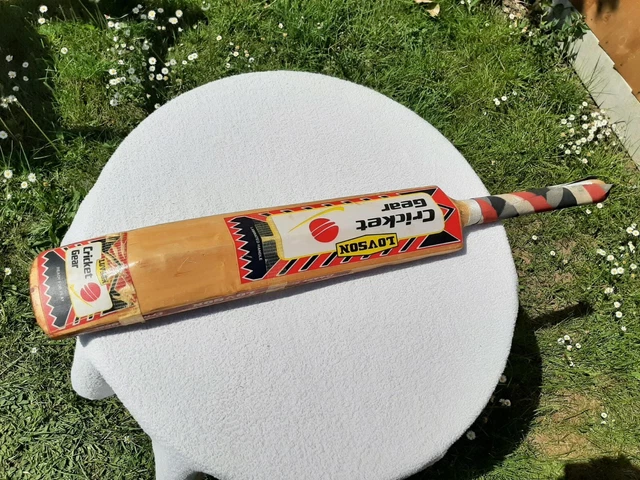 RARE VINTAGE LOVSON ATTACK Cricket Bat Full Size SH- Approx 2lb 15oz ...
