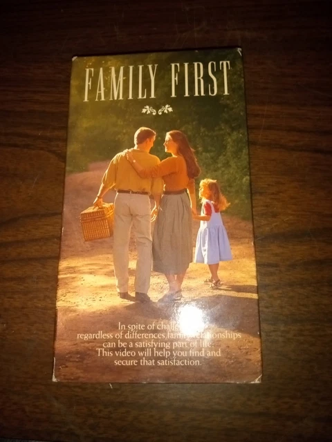 FAMILY FIRST VHS The Church of Jesus Christ Of Latter-Day Saints EUR 1 ...