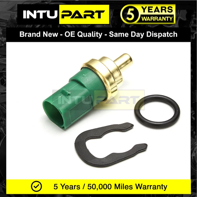 INTUPART COOLANT TEMPERATURE Sensor Fits Audi A4 (B6 / B7) 2.0 FSI - 5 ...