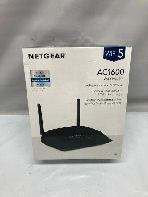 NETGEAR AC1600 DUAL-BAND Smart Wi-Fi Router - R6260-100NAS $67.59 ...
