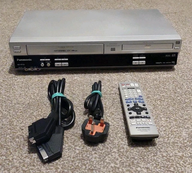 PANASONIC VHS DVD Recorder with Remote Control Model NV-VP33 £36.99 ...
