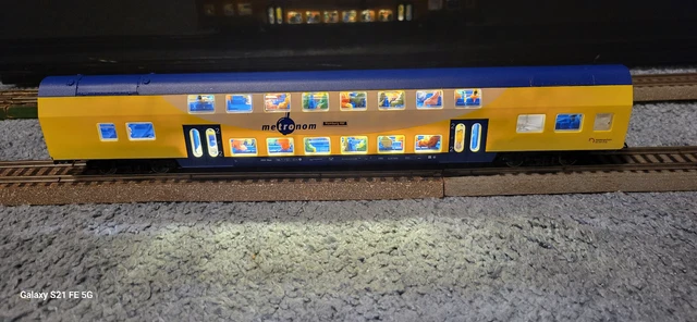 PIKO METRONOM DOPPELSTOCKWAGEN Personenwagen Klasse 2 H0 1:87 Mit ...