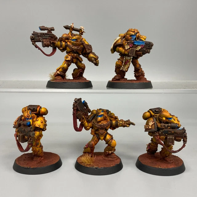 MÉTAL STERNGUARD VETERAN Équipe Impérial Fists Espace Marines Warhammer ...