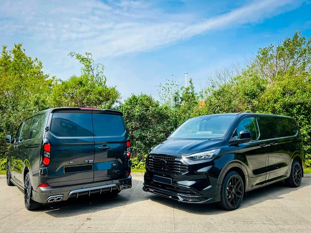 FORD TRANSIT CUSTOM 2024 Rear Bumper XR Add-On Body Kit £1,114.40 ...