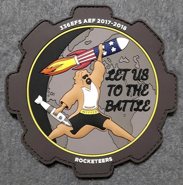 USAF 336TH FS "Rocketeers" F-15E Strike Eagle Seymour Johnson AFB Patch ...