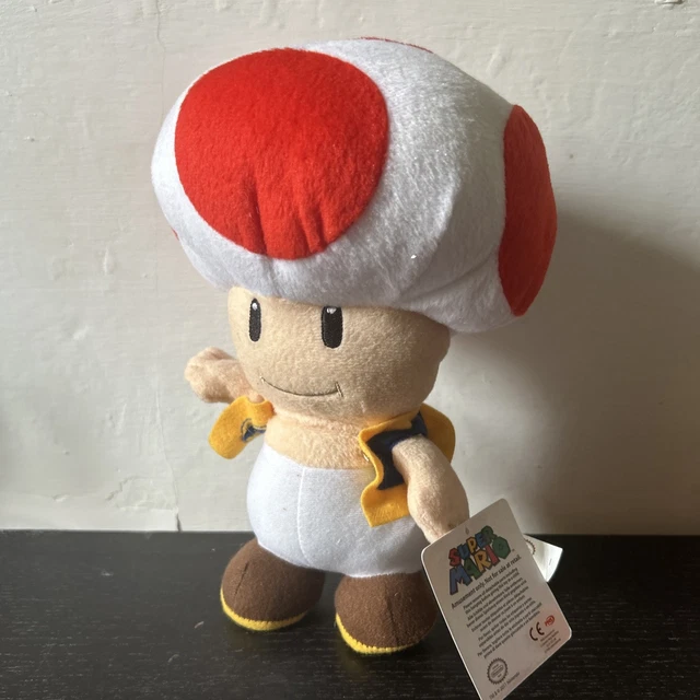 NINTENDO SUPER MARIO Bros - Toad Soft Toy Plush - Official 2011 Used £9 ...