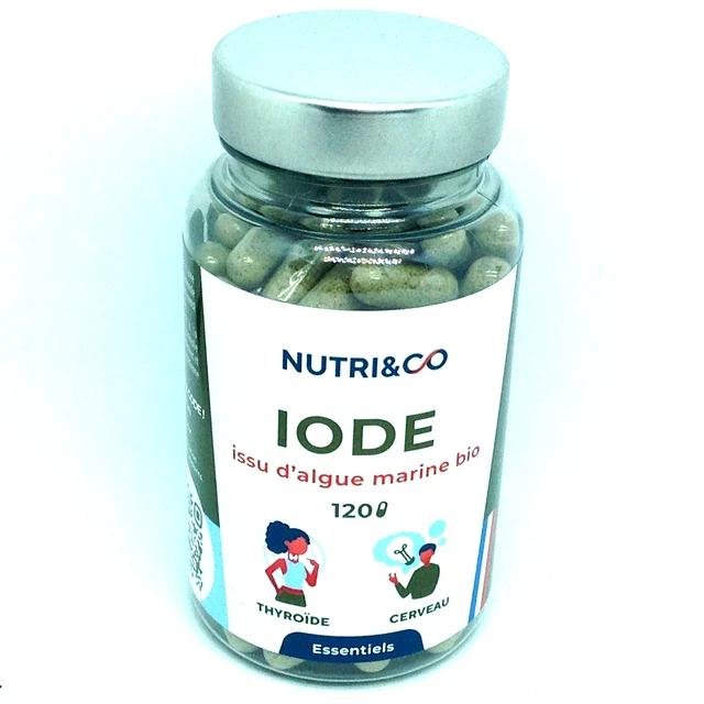 NUTRI&CO IODE 120 Gelules - 03/2028 - Thyroide Cerveau EUR 11,90 ...