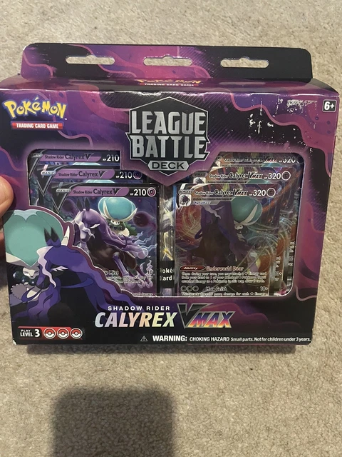 POKÉMON TCG SHADOW Rider Calyrex V Max, League Battle Deck BOX IN POOR ...