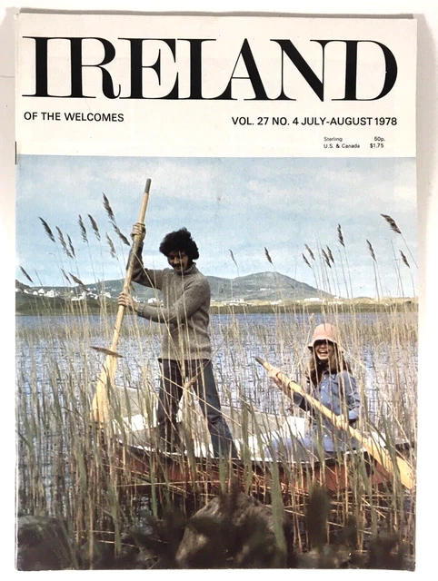 VINTAGE MAGAZINE 1978 IRELAND OF THE WELCOMES Jul-Aug v27 Monk's Cat ...