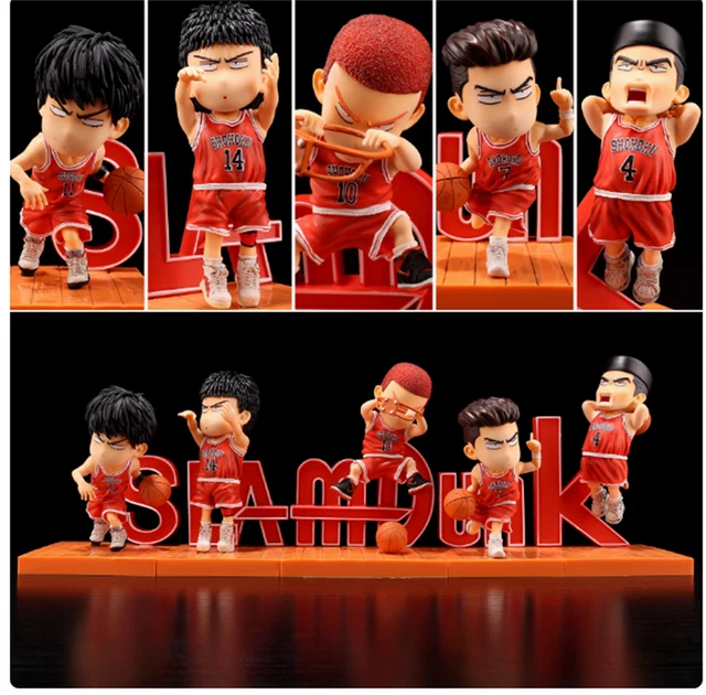 SLAM DUNK SHOHOKU Team Sakuragi Hanamichi Rukawa Kaede Figure Statue ...
