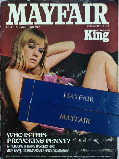 MAYFAIR MAGAZINE VOL 5 No 8 PENNY ASTON BRIDGET MAXWELL £19.99 - PicClick UK