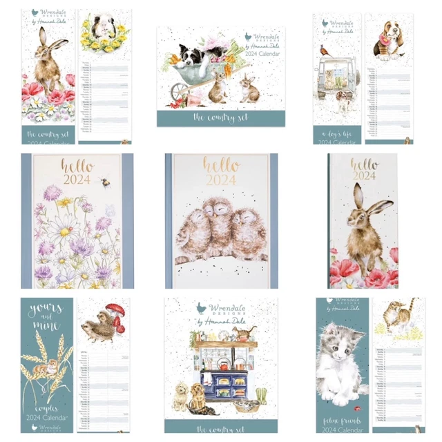 CALENDRIERS ET JOURNAUX intimes Wrendale Designs 2024 TOUS DESIGNS ...