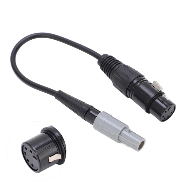 AVIATION HEADSET ADAPTER 6pin To 5pin XLR High Density Sponge ...