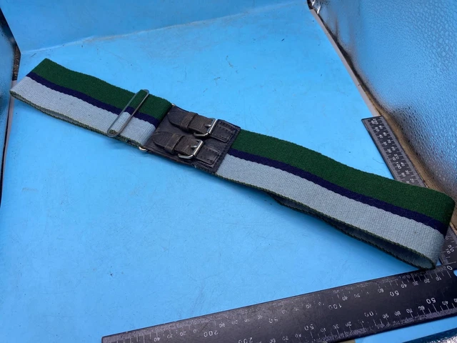 ORIGINAL BRITISH ARMY Royal Corps of Signals Stable Belt - Approx 36 ...