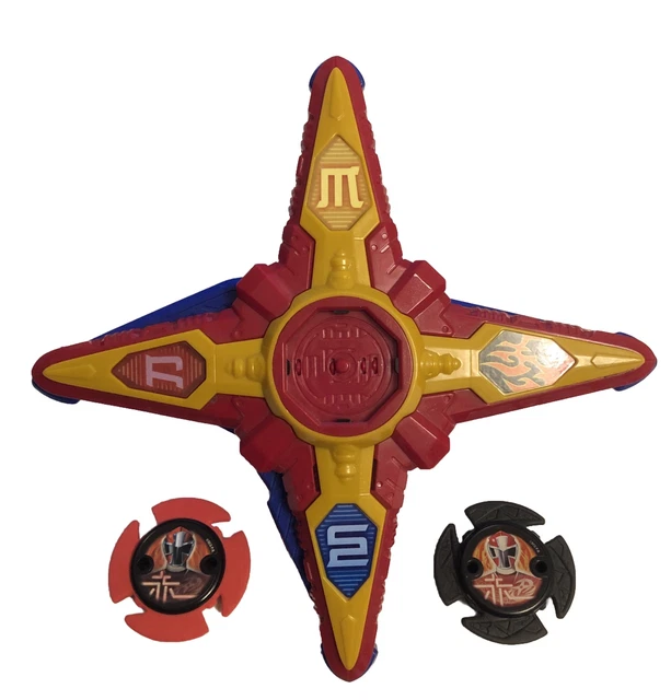 POWER RANGERS NINJA Steel Deluxe Red Star Battle Morpher + 2 Power ...