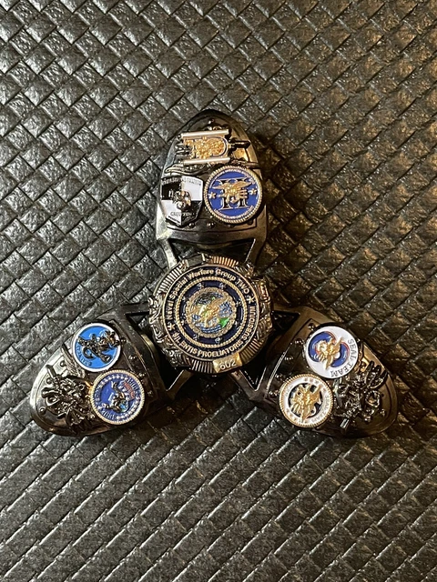 NAVAL SPECIAL WARFARE Group TWO Fidget Spinner Chiefs Challenge Coin ...